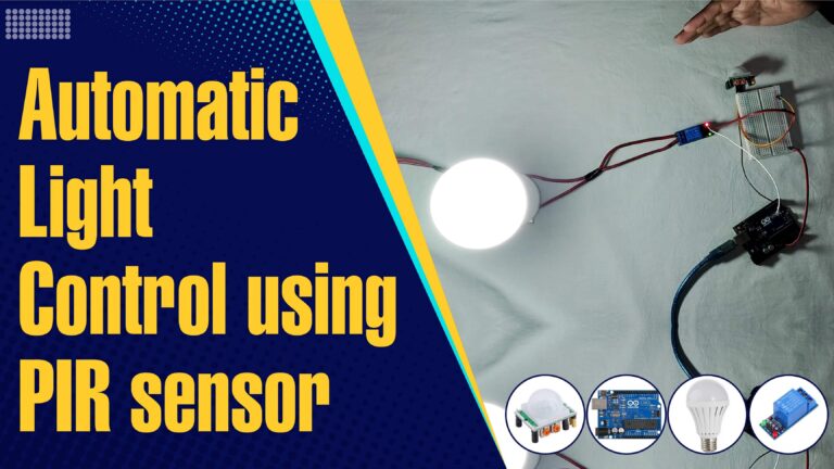 Automatic Room Light Control Using Arduino And Pir Sensor Hc Sr501 Arduinoyard