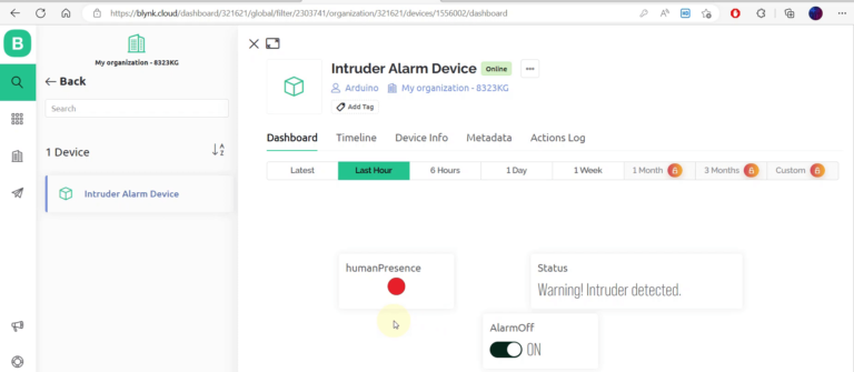 Diy Home Security Arduino Intruder Alarm System With Esp32 And Blynk Cloud Integration Arduinoyard