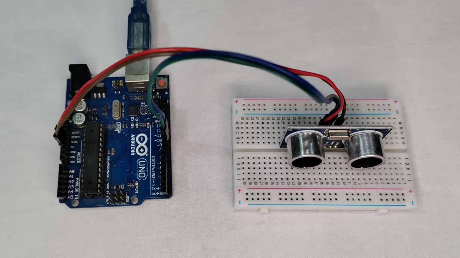 Ultrasonic Sensor HC-SR04 With Arduino: Measure Distance Easily ...