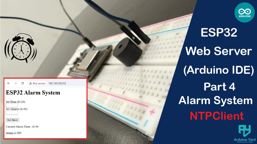 ESP32 Webserver Alarm System: Building An Alarm System Using A Webpage ...