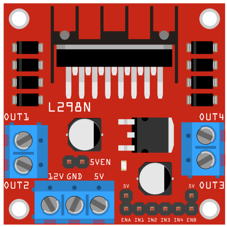 L298N Motor Driver With Arduino - A Complete Guide - ArduinoYard